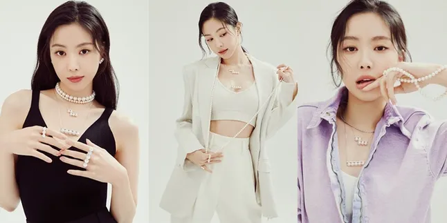 11 Photos of Naeun Apink Looking Like a Socialite Wearing Pearl Jewelry ...