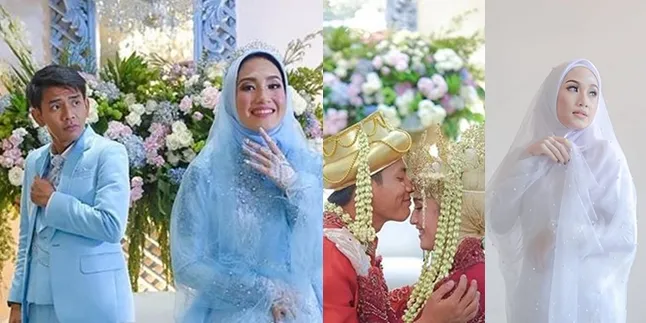 11 Photos of Angga Putra 'Anak Langit' and Hafna Alliya's Wedding ...
