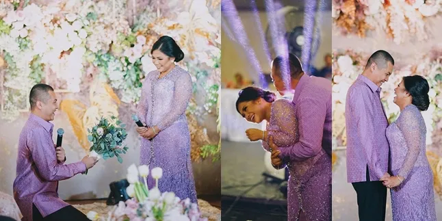 15 Portraits of Liana Jhonlin's Engagement, Daughter of Haji Isam ...