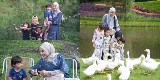 6 Photos of Hanung Bramantyo and Zaskia Adya Mecca Introduce Nature to ...