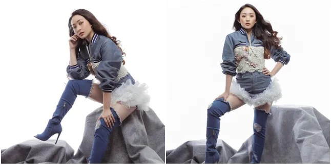 6 Cool Appearances of Natasha Wilona During Photoshoot, Showing ...