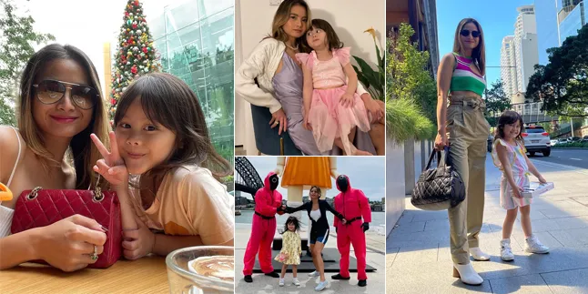 7 Photos of Acha Septriasa and Baby Brie who are Equally Beautiful and ...