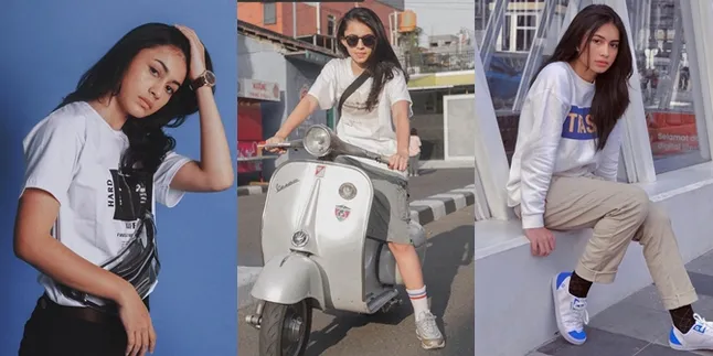 7 Photos of Sintya Marisca, the Dancing Girl who Loves Riding Vespa and ...