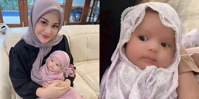 7 Portraits of Baby Ameena, Aurel Hermansyah's Child, Taught to Wear ...