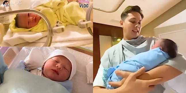 7 Portraits of Baby Saka, Son of Andhika Pratama and Ussy Sulistiawaty ...