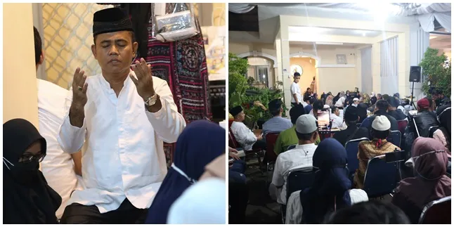 7 Photos of H. Faisal at the 40th Day Event for Bibi Adriansyah ...