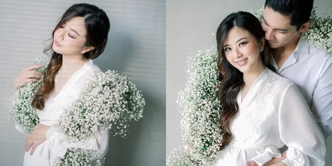 7 Portraits of Franda's Maternity Shoot at 7 Months Pregnant, Flooded ...