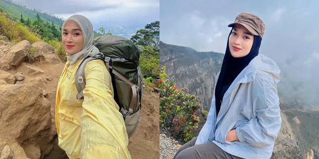 7 Photos of Ririe Fairus Who Turns Out to Love Climbing, Doesn't Mind ...