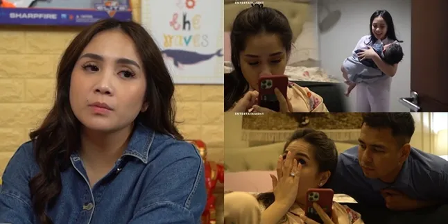 7 Portraits of Nagita Slavina's Tears Seeing Rafathar's 5th Birthday ...