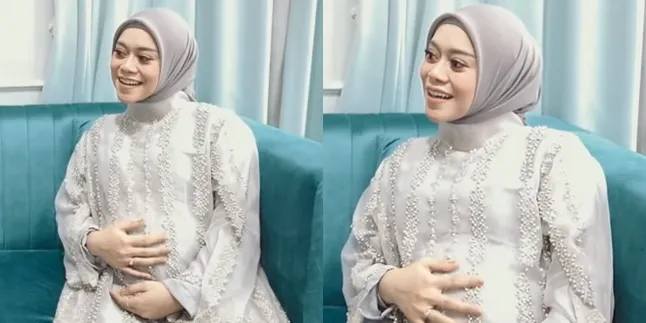 8 Happy Photos of Lesti as a Pregnant Mother, Continuously Caressing ...