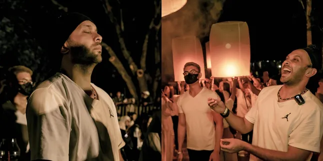 8 Photos of Teuku Zacky Celebrating Waisak in Borobudur, Praised for ...