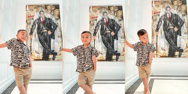 8 Cute Styles of Rayyanza Imitating Paintings, Photogenic and Makes You ...