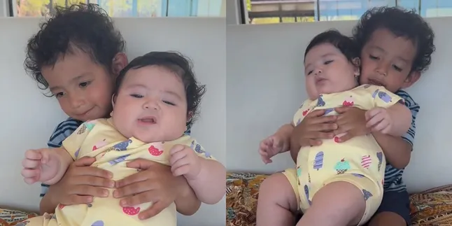 8 Photos of Don, Jessica Iskandar's Son, Holding His Younger Sibling ...