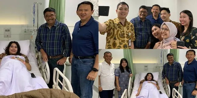 8 Sweet Moments of Ahok accompanying Puput after giving birth, Full of ...