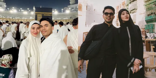 8 Portraits of Aaliyah Massaid and Thariq Halilintar During Umrah ...