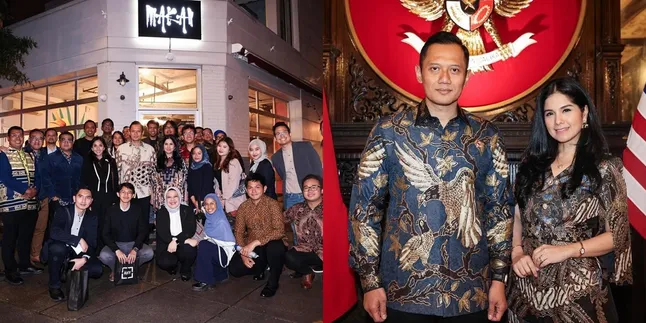 8 Portraits of Annisa Pohan's Working Visit to America, Accompanying ...