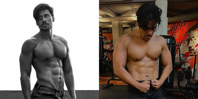 8 Photos of Chicco Jerikho Shirtless Showing Off his Chest and Abs ...