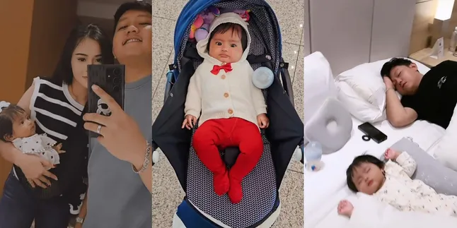 8 Photos of Dek Cunda, Denny Caknan's Child, Accompanying Him to a ...