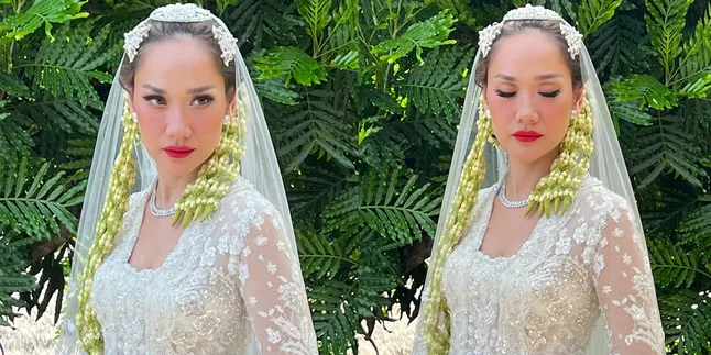 8 Portraits of Bunga Citra Lestari's Wedding Makeup Details, Beautiful ...