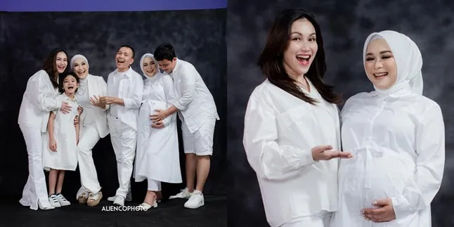 8 Portraits of Ayu Ting Ting's Family Photoshoot, Syifa's Appearance ...