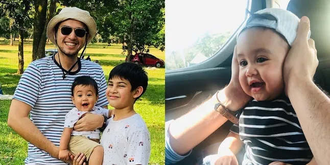 8 Adorable Photos of Baby Kazeem, Rifky Balweel's Handsome Son that is ...