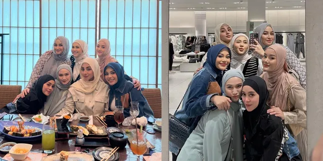 8 Portraits of Lesti and Aurel Hermansyah's Gang Arisan, Also Celebrating Birthdays - Some of ...