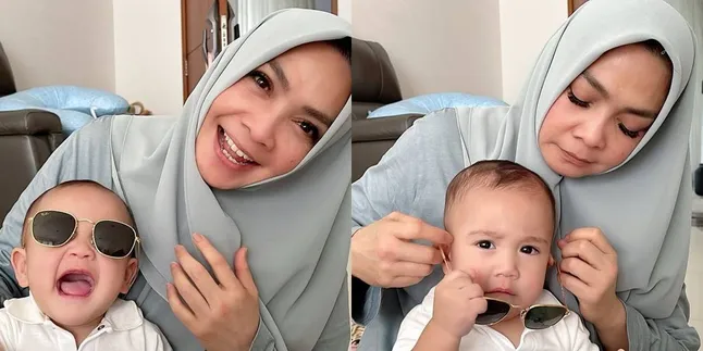 8 Adorable Photos of Rayyanza, the Gorgeous Baby, Playing with Mama ...