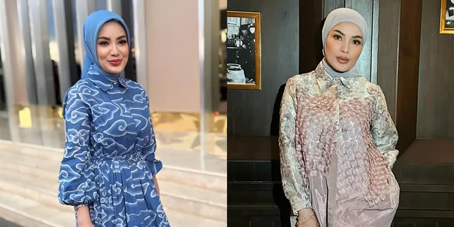 8 Portraits of Nindy Ayunda who is now more radiant and serene after ...