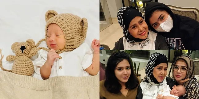 8 First Portraits of Baby Rayyan, Elvy Sukaesih's Beloved Grandchild ...