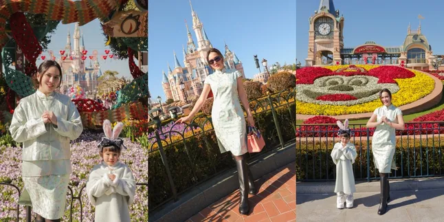8 Photos of Shandy Aulia Celebrating Lunar New Year at Disneyland ...