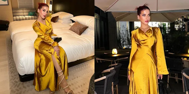8 Potret Tasya Farasya Graceful in Yellow Dress, Beautiful and Sexy ...
