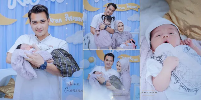 8 Potret Tasyakuran Aqiqah Baby Khan, Eza Gionino's Second Son ...