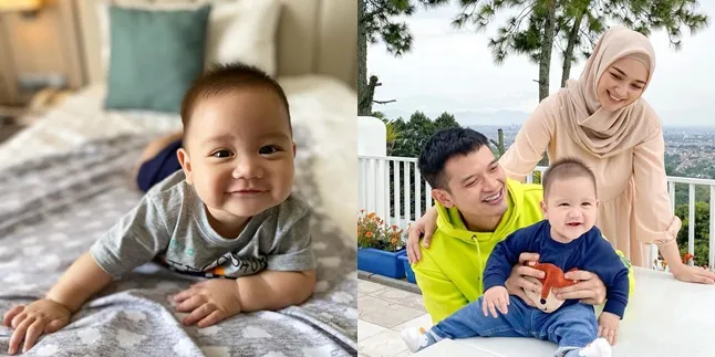 8 Latest Pictures of Baby Athar, Growing Handsome with Hair Like Rezky ...