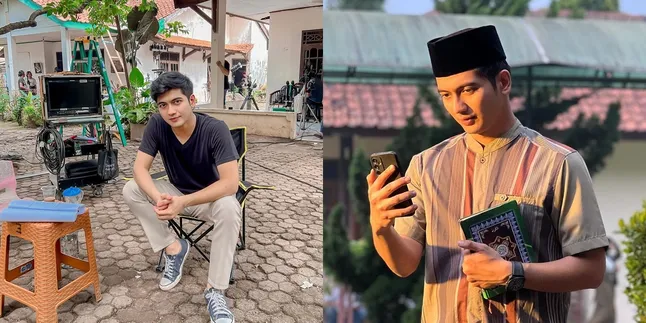 8 Potret Teuku Ryan on the set of the soap opera 'SALEHA', Excellent portrayal of Azzam - Acting ...