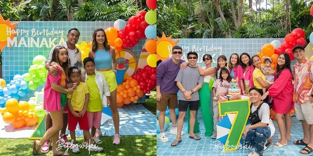 8 Potraits of Mainaka's 7th Birthday, Nia Ramadhani's Child, Celebrated ...