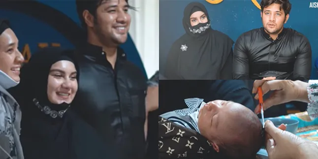 9 Touching Moments of Baby Air Rumi's Aqiqah, Ammar Zoni Slaughters the ...