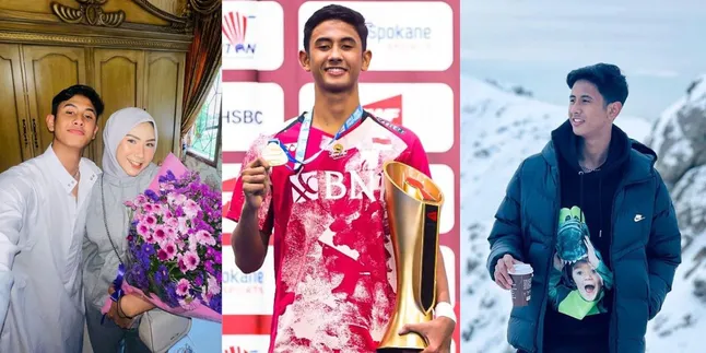 9 Handsome Badminton Athlete Portraits Alwi Farhan Junior World Champion 2023, Carving the ...