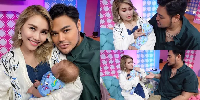 9 Photos of Ayu Ting Ting Carrying Baby Eqqel, Ivan Gunawan's Child ...