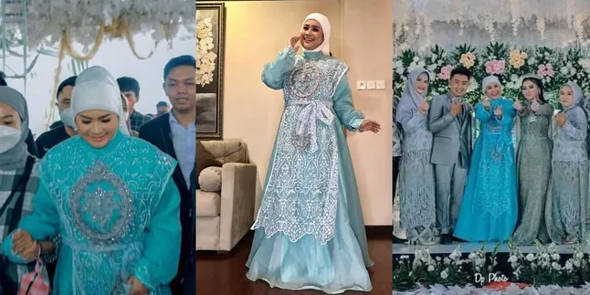 9 Beautiful Photos of Ikke Nurjanah Singing at a Wedding Stage, Simple ...