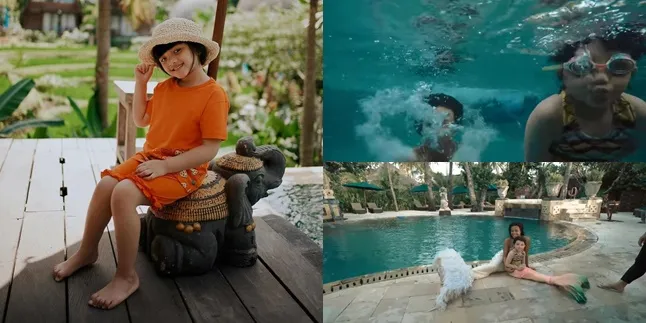 9 Adorable Photos of Arsy Hermansyah as a Mermaid Princess, Just ...