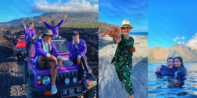 9 Portraits of Anang and Ashanty's Family Fun in Bali, Playing on the ...