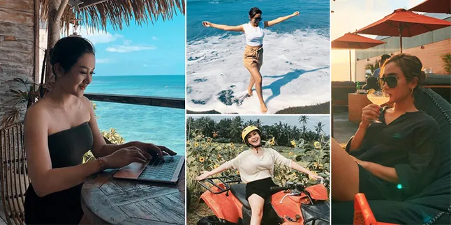 9 Exotic Vacation Photos of Cita Citata in Bali, Enjoy the Beautiful ...