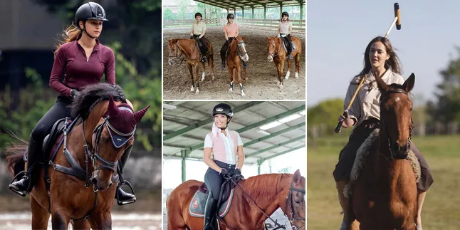 9 Beautiful Indonesian Celebrities Horseback Riding, Including Nabila ...