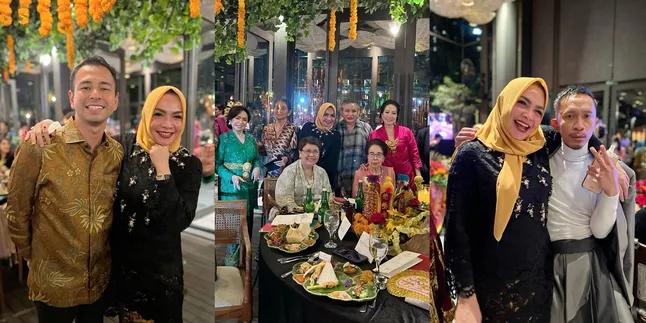 Socialite Aura Shines, 8 Photos of Rieta Amilia Attending Dinner Party ...