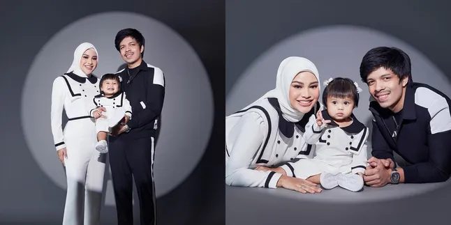Aurel Hermansyah is said to resemble a Turkish Bule, Here are 10 Family Portrait Photos of Atta ...