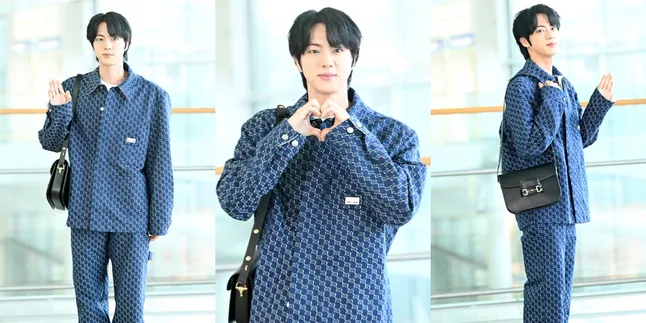 Departing to Milan, 8 Photos of BTS's Jin at Incheon International ...