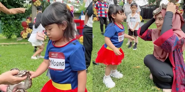 Brave, Here Are 8 Photos of Moana, Ria Ricis' Child Holding a Snake ...