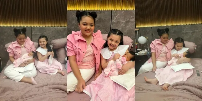 Duo Little Aunts Compact, Peek at the Portrait of Arsy and Amora Taking ...