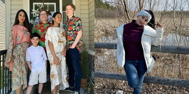 Cut Memey's Activities Photos During Her Time in Canada, Taking Care of ...