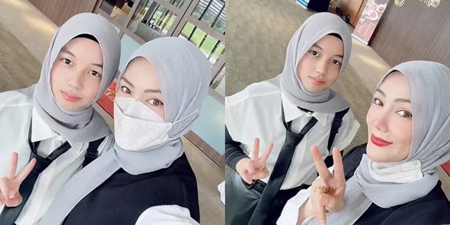 Photo of Aleesya, Engku Emran's Daughter, Looking Elegant in Hijab ...